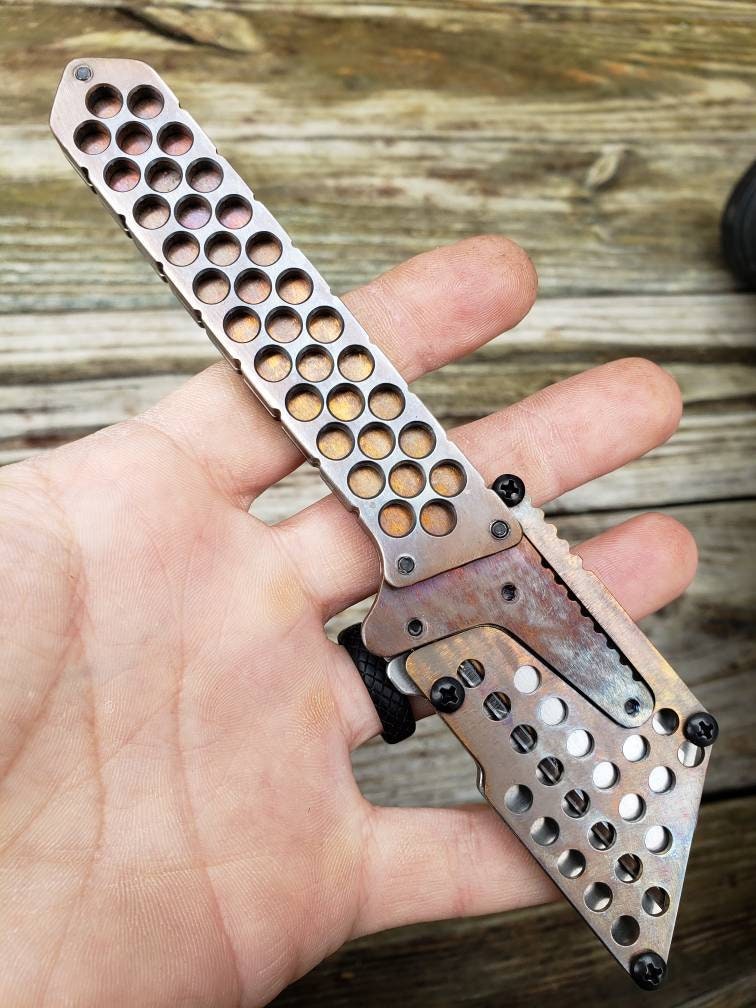 Utility Knife Fixed Blade Razor Unique Custom Stainless Steel - Etsy