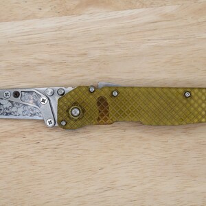 Teale Designs Tools Titanium Utility Folder Ultem Polished Diamonds - Etsy