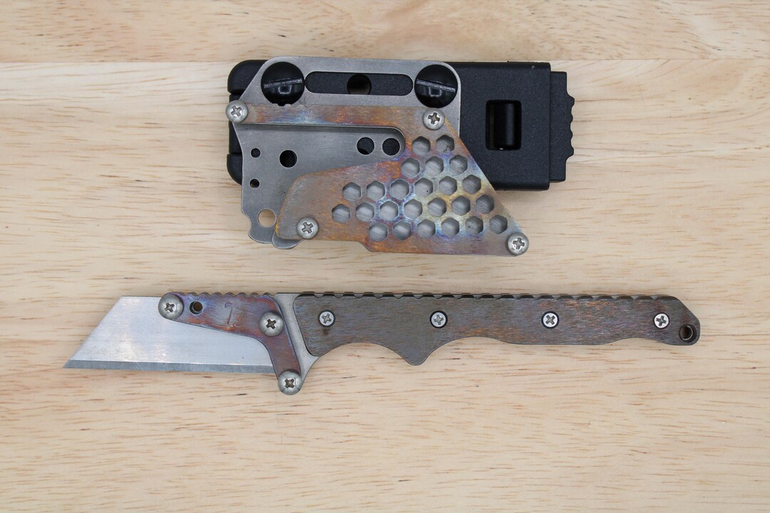 TD Tools Slim Fixed Utility Knife - Polished - Etsy