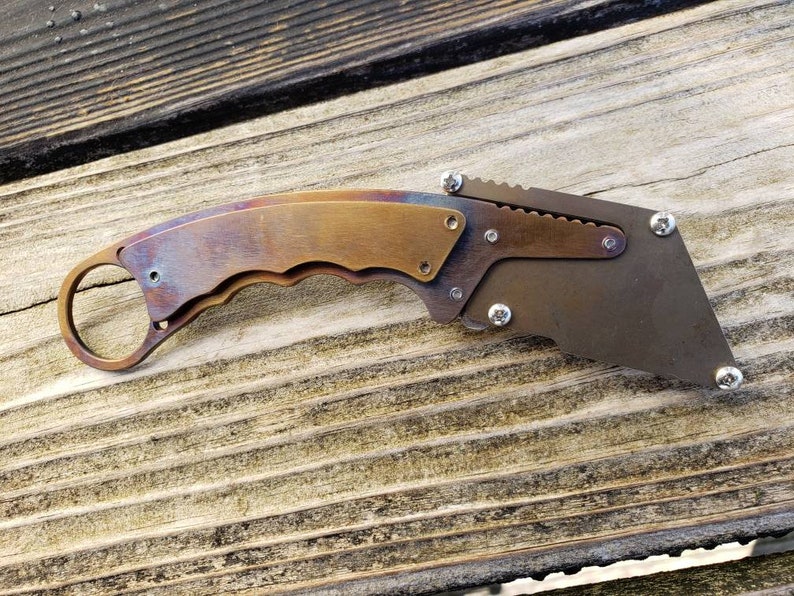 Karambit Utility Knife Fixed Blade Razor Unique Custom - Etsy
