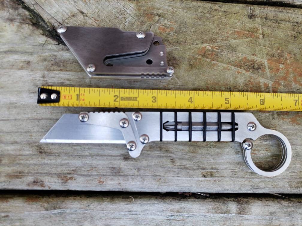 Karambit Utility Knife Fixed Blade Razor Unique Custom - Etsy