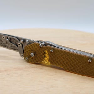 Teale Designs Tools Titanium Utility Folder Ultem Polished Diamonds - Etsy