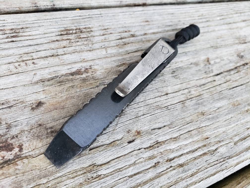 Pry Bar Bottle Opener Multitool Stainless Steel EDC Pocket Clip Tool ...