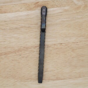 TD Pen Ti Pry Titanium Tactical Flathead Prybar Breacher Flamed - Etsy