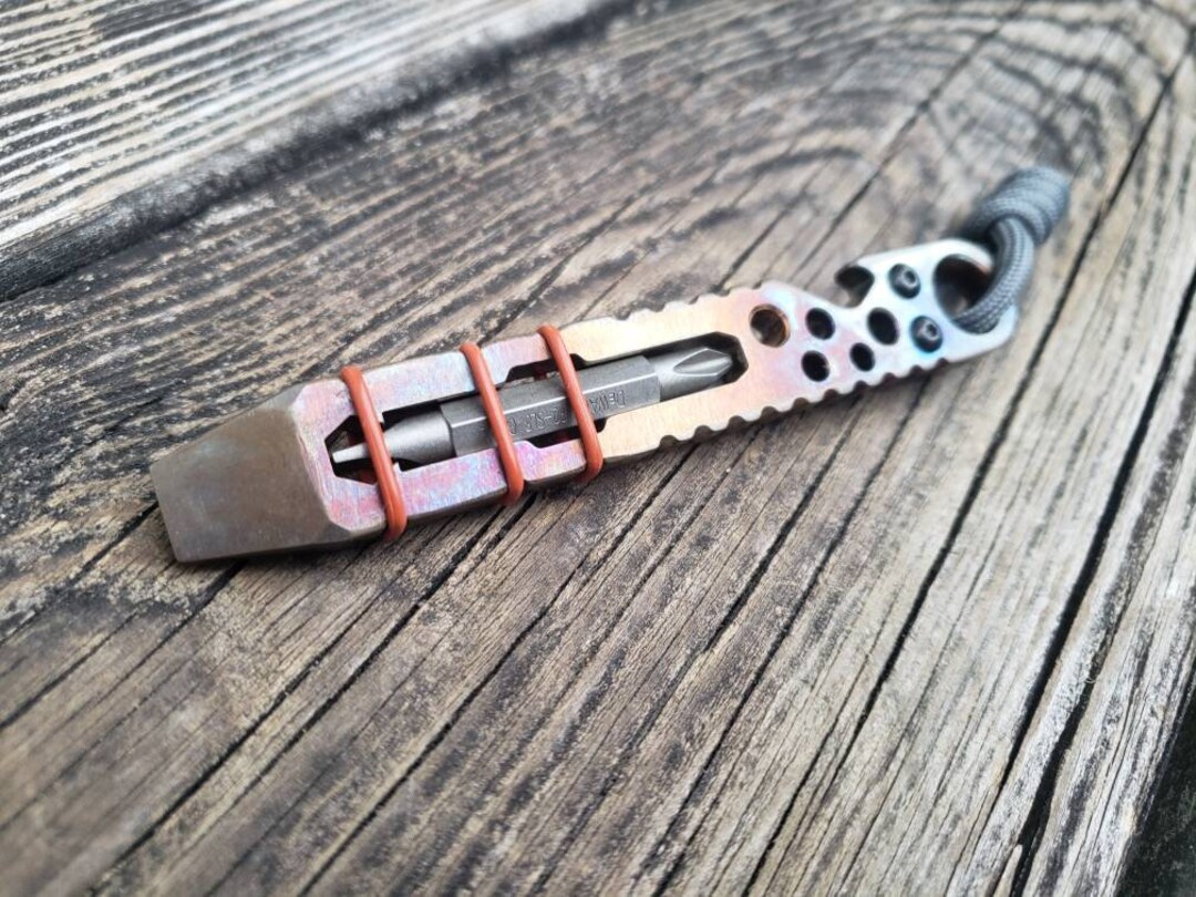 Pry Bar Bottle Opener Multitool Stainless Steel EDC Pocket Clip Every ...