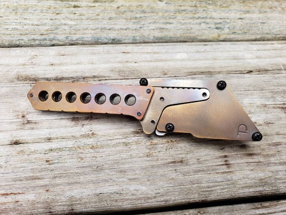 Utility Knife Fixed Blade Razor Unique Custom Stainless Steel - Etsy