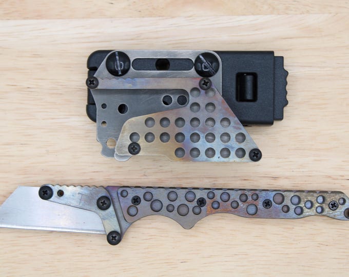 TD Tools Slim Fixed Utility Knife - Random Flamed - Etsy