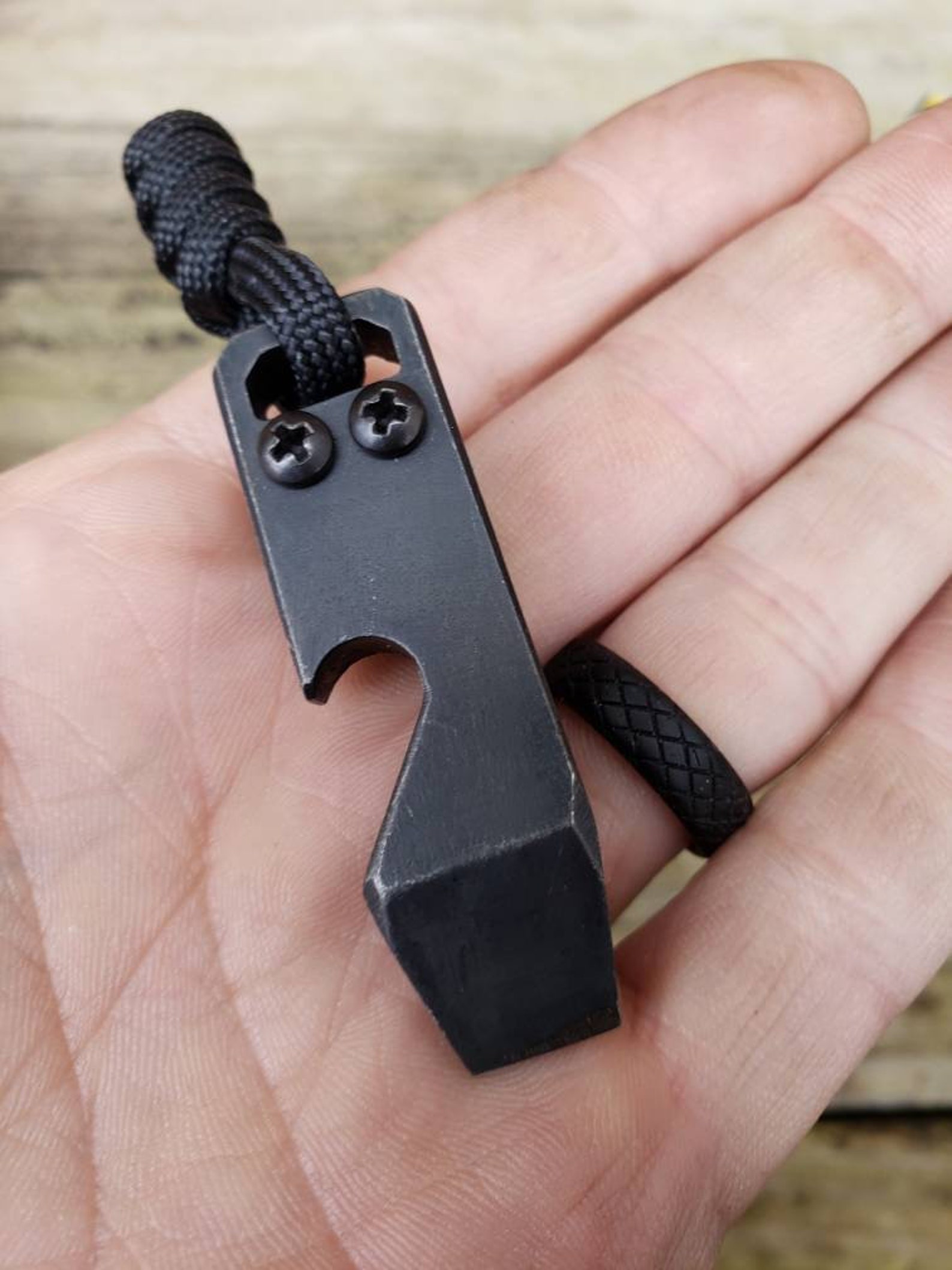 Mini Pry Bar Bottle Opener Keychain Multitool Stainless Steel - Etsy