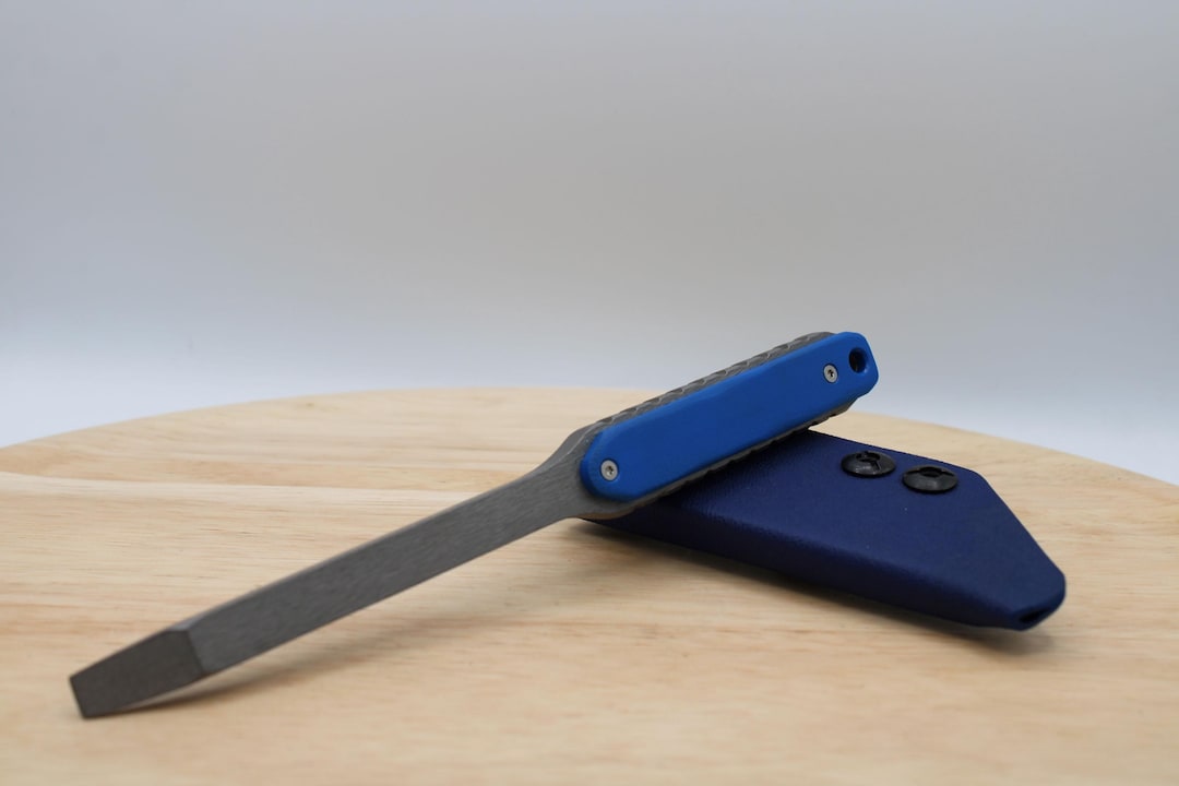 Tactical G10 Titanium Flathead Prybar Screwdriver Breacher With IWB ...