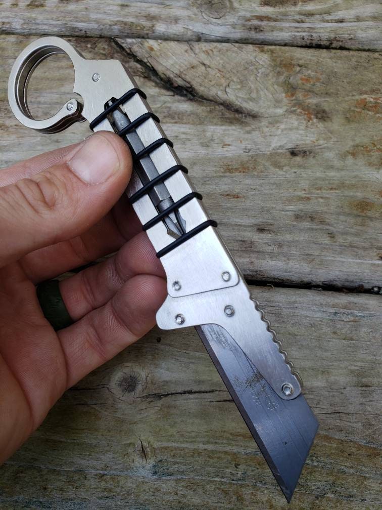 Karambit Utility Knife Fixed Blade Razor Unique Custom - Etsy