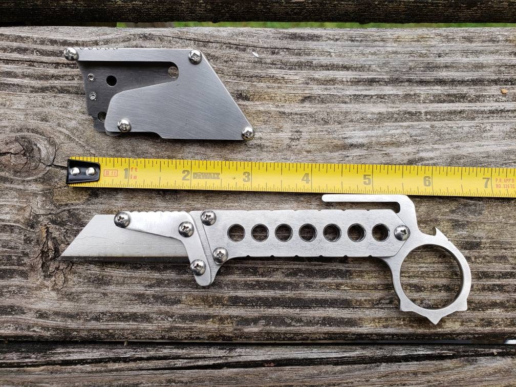 Karambit Utility Knife Fixed Blade Razor Unique Custom - Etsy