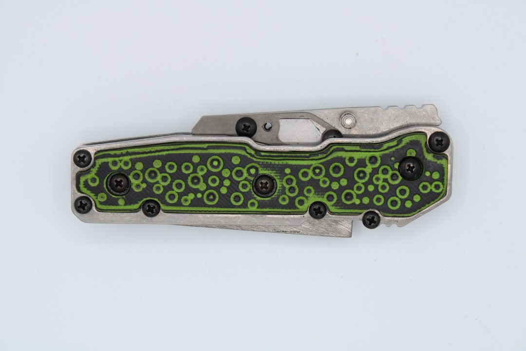 Teale Designs Tools Utility Folder V2 Green/black G10 Craters ...