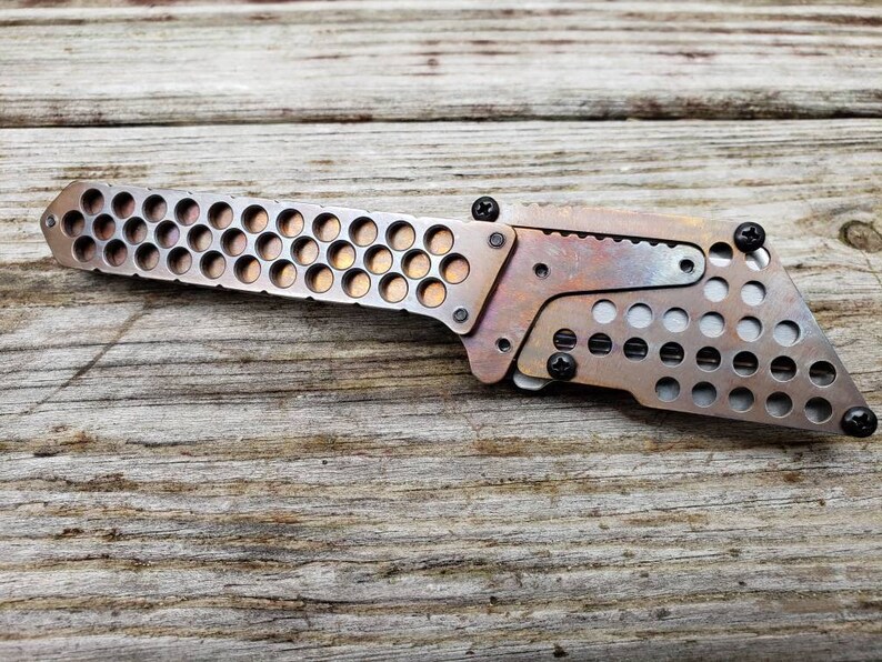 Utility Knife Fixed Blade Razor Unique Custom Stainless Steel - Etsy