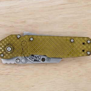 Teale Designs Tools Titanium Utility Folder Ultem Polished Diamonds - Etsy