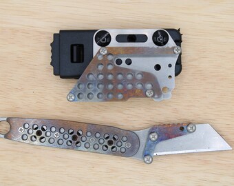 TD Tools Reverse Grip Style Angled Craft Utility Knife Polished Blue ...