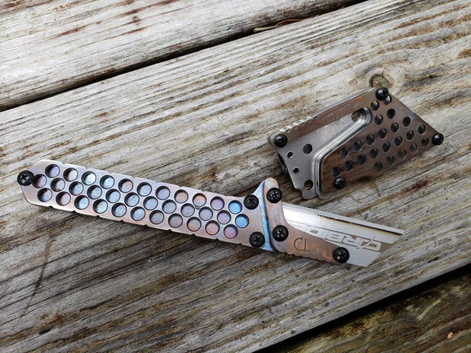 Utility Knife Fixed Blade Razor Unique Custom Stainless Steel - Etsy