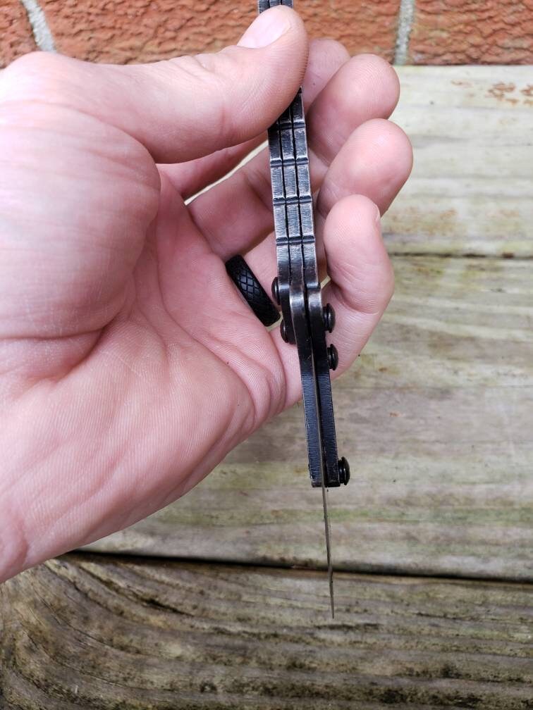 Utility Knife Fixed Blade Razor Unique Custom Stainless Steel - Etsy