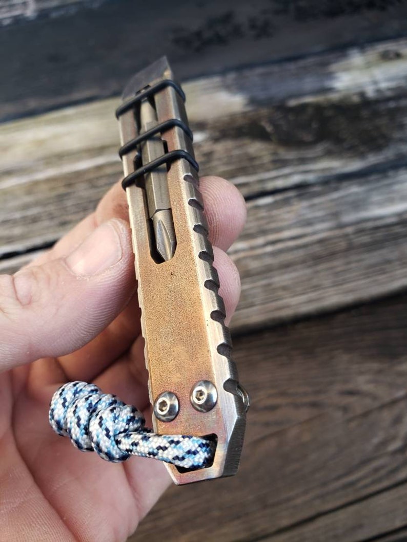 Pry Bar Multitool Stainless Steel EDC Pocket Clip Tool Every | Etsy