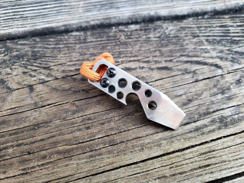 Mini Pry Bar Bottle Opener Keychain Pocket Clip Stainless - Etsy