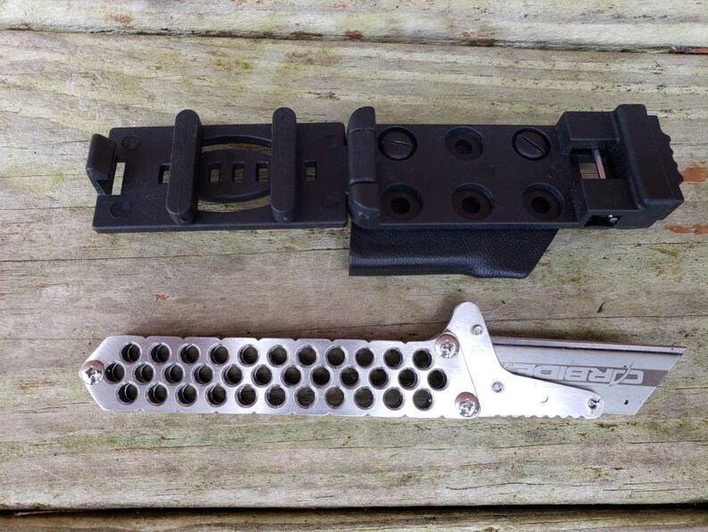 Utility Knife Fixed Blade Razor Unique Custom Stainless Steel - Etsy