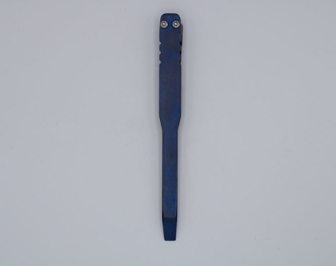 TD Pocket Titanium Tactical Flathead Prybar Breacher Blue Anodized - Etsy