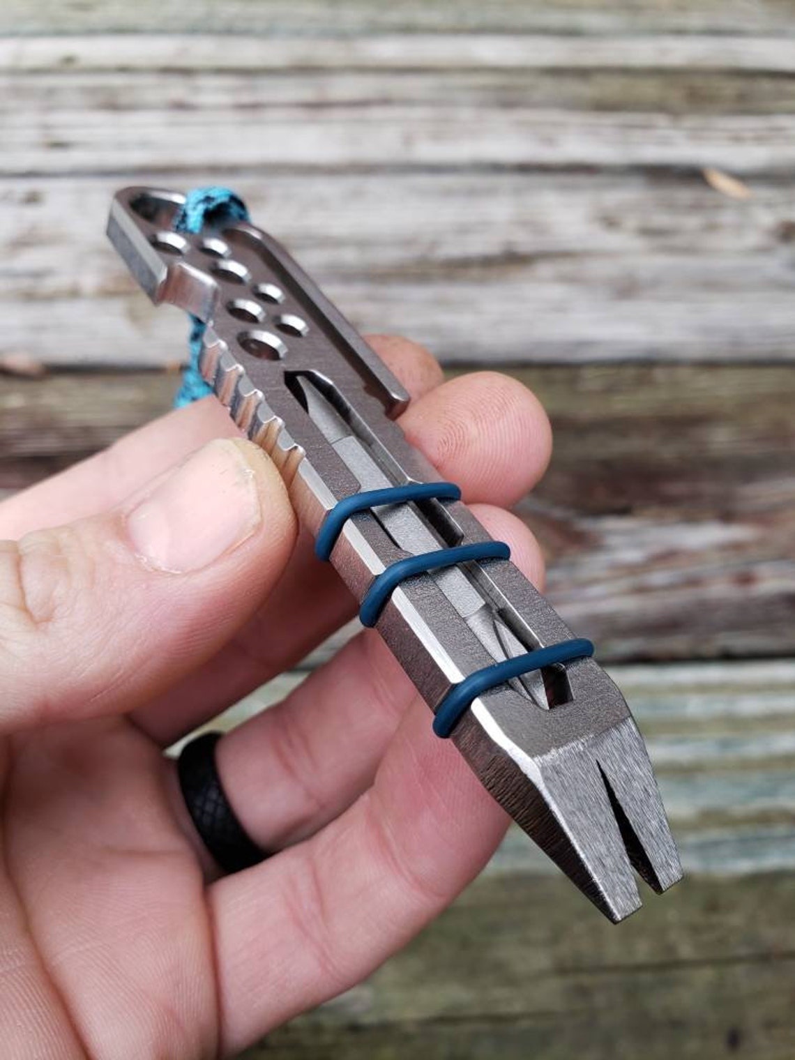 Pry Bar Bottle Opener Multitool Stainless Steel EDC Pocket | Etsy