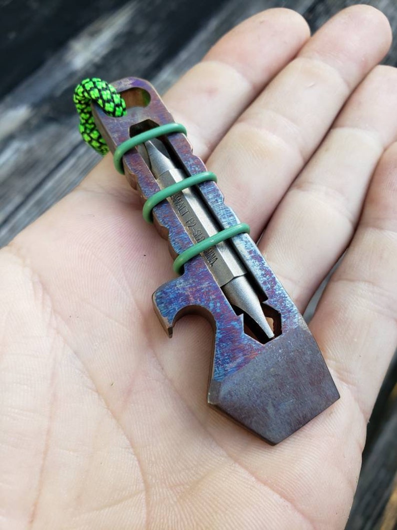Mini Pry Bar Bottle Opener Keychain Stainless Steel EDC Every - Etsy