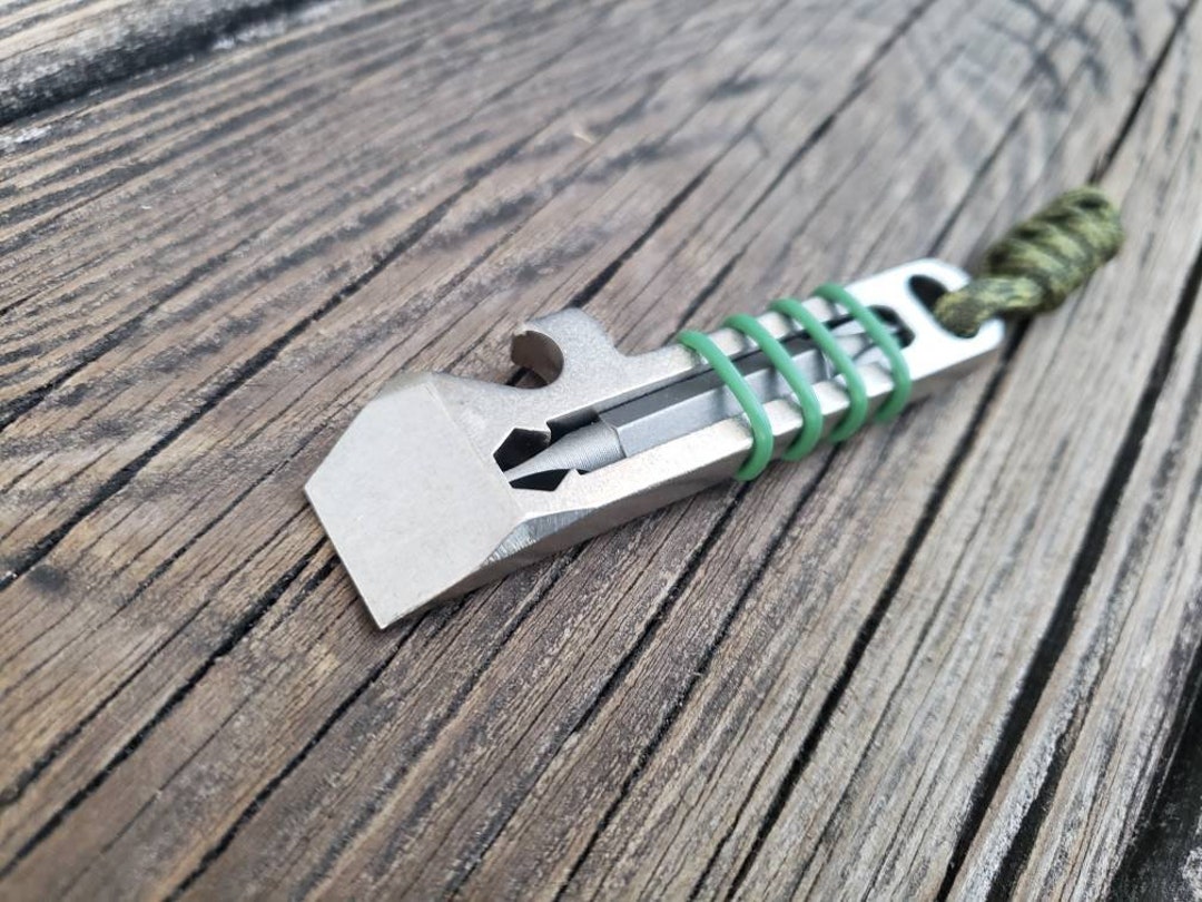 Mini Pry Bar Bottle Opener Keychain Stainless Steel EDC Tool - Etsy