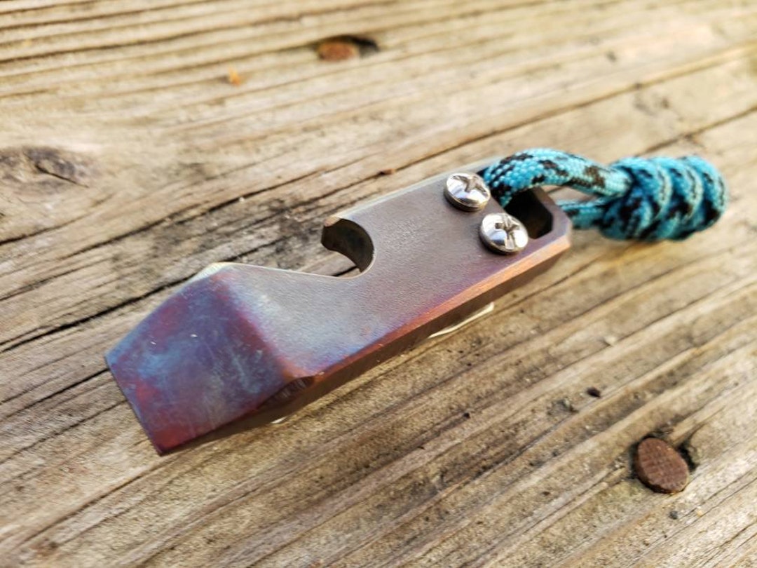 Mini Pry Bar Bottle Opener Keychain Pocket Clip Stainless Steel EDC ...