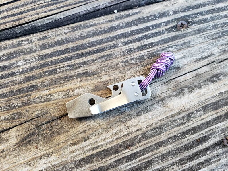 Mini Pry Bar Bottle Opener Keychain Pocket Clip Stainless - Etsy
