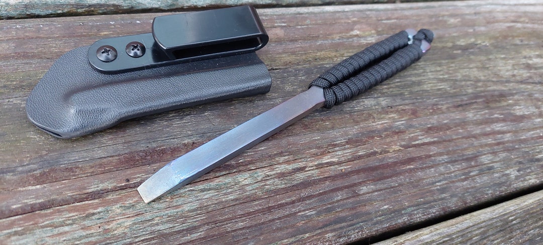 Tactical Flathead Prybar Screwdriver Breacher With IWB Kydex Holster - Etsy