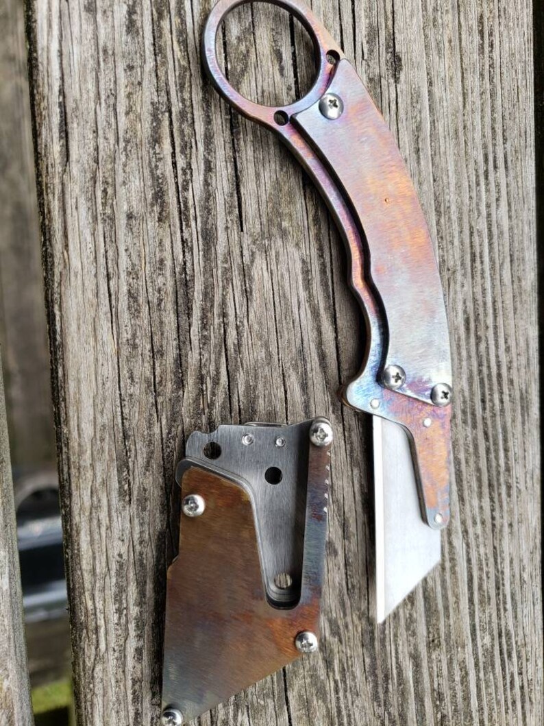 Karambit Utility Knife Fixed Blade Razor Unique Custom - Etsy