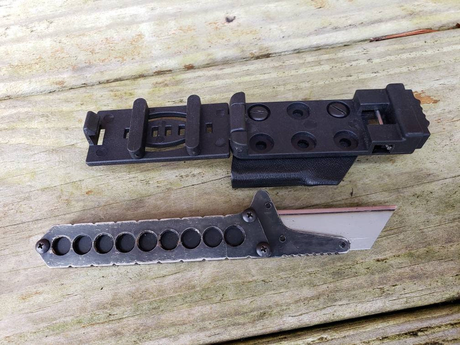 Utility Knife Fixed Blade Razor Unique Custom Stainless Steel - Etsy