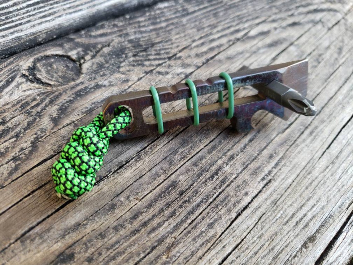 Mini Pry Bar Bottle Opener Keychain Stainless Steel EDC Every | Etsy