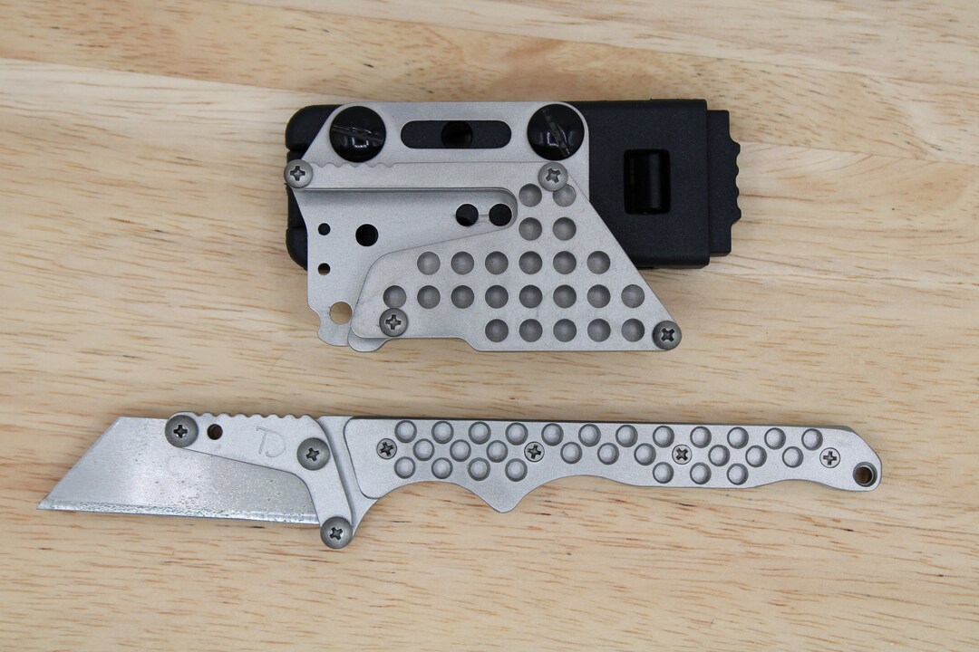 TD Tools Slim Fixed Utility Knife Perforated Blasted - Etsy