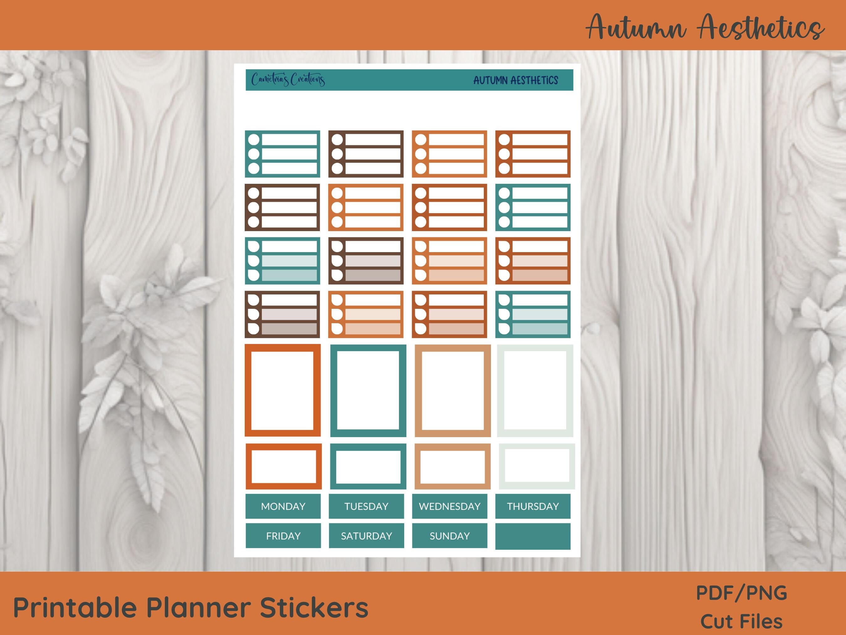 Printable Planner Stickers Printable Sticker Kit Weekly Stickers Kit ...