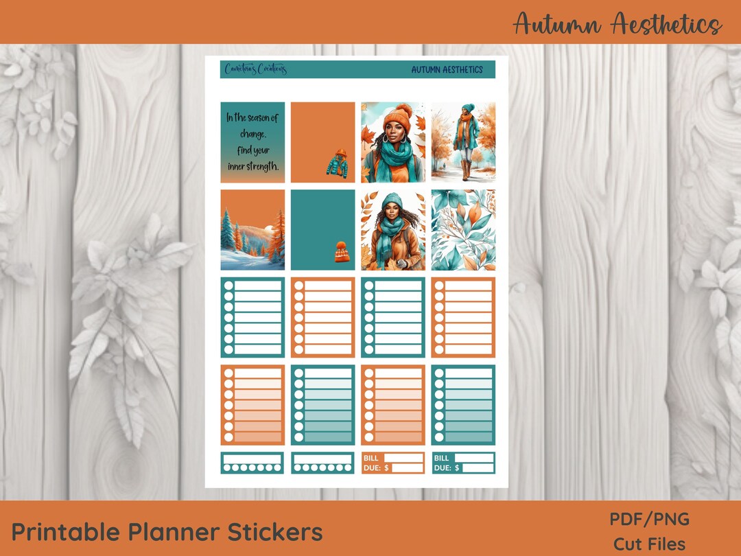 Printable Planner Stickers Printable Sticker Kit Weekly Stickers Kit ...