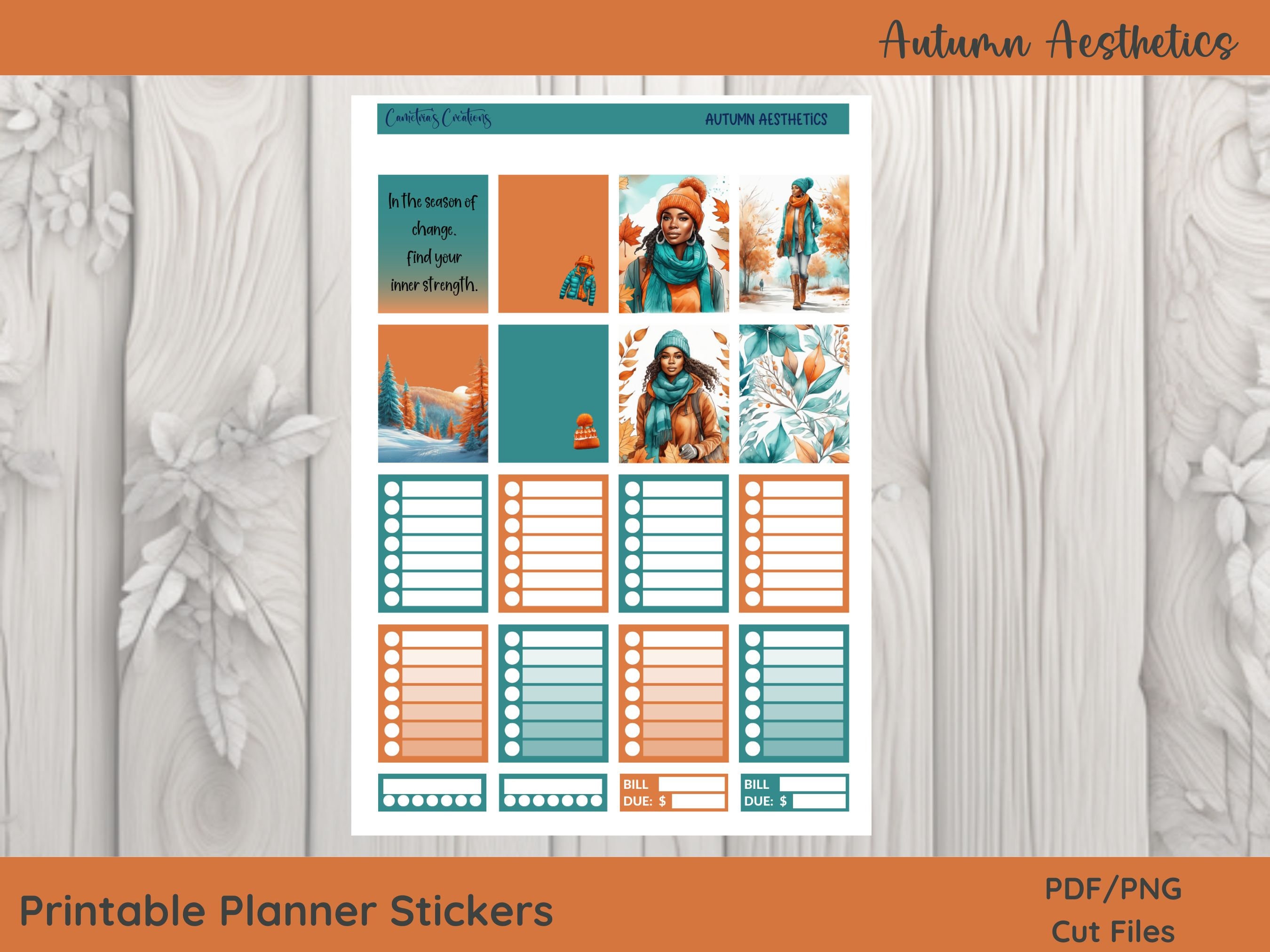 Printable Planner Stickers Printable Sticker Kit Weekly Stickers Kit ...