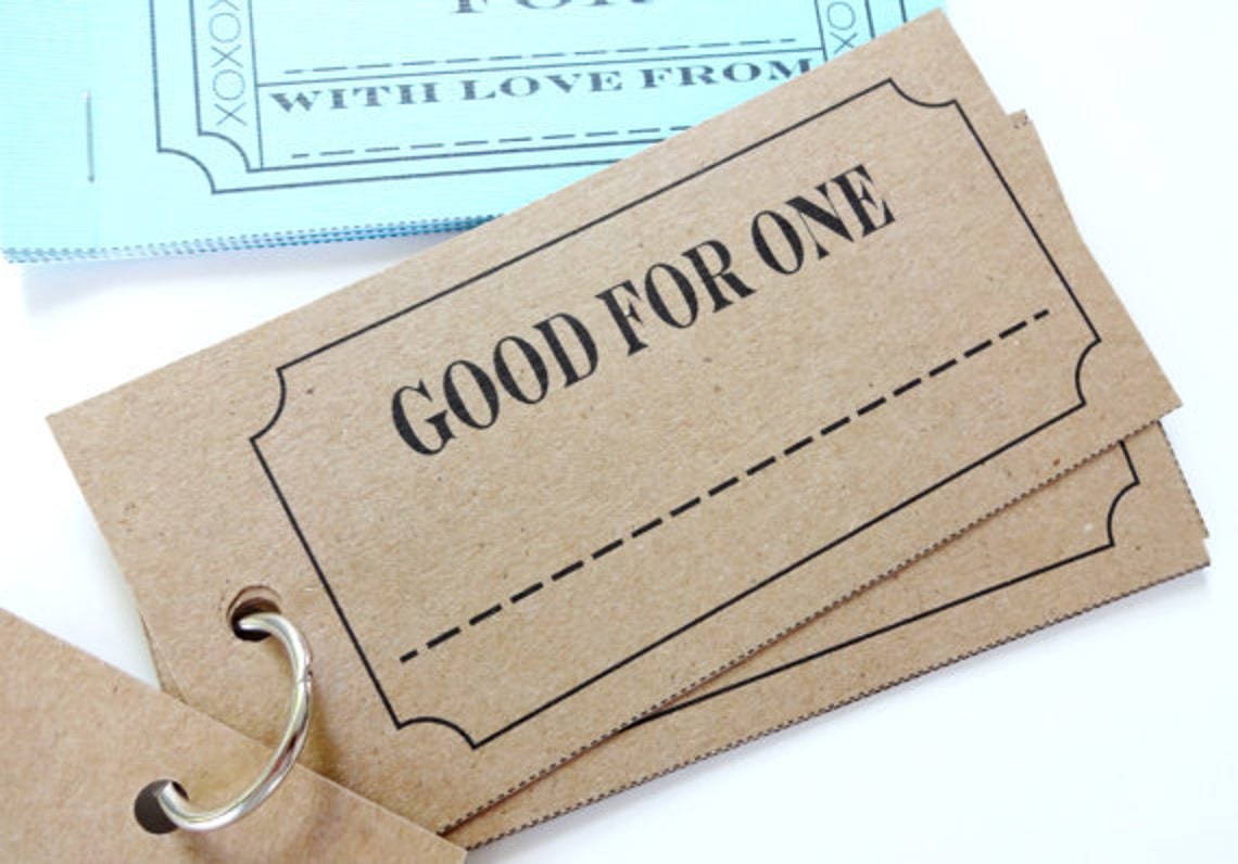 DIY Coupon Book Printable - Etsy