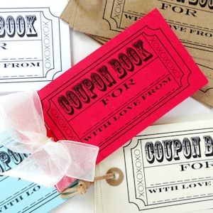 DIY Coupon Book Printable - Etsy