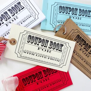 DIY Coupon Book Printable - Etsy