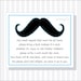 Printable Mustache Baby Shower Book Request Book Instead of - Etsy