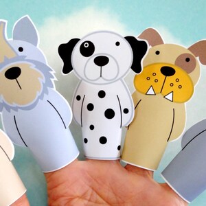 Dog Finger Puppets - Diy Printable Dog Breed Puppets - Dalmatian ...