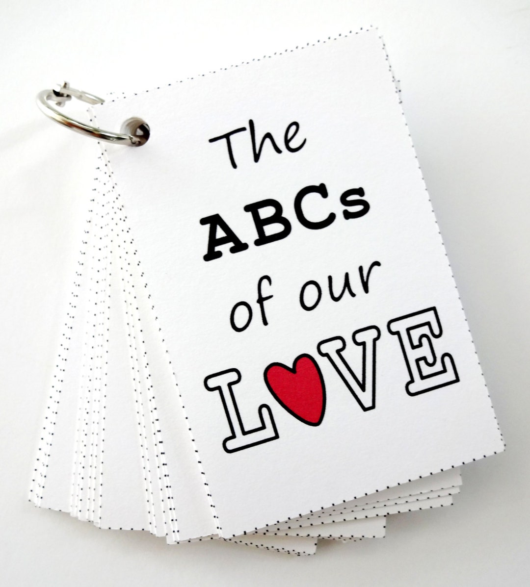 DIY Abcs of Our LOVE Booklet - Printable - Alphabet Letters A Thru Z - Etsy