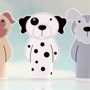 Dog Finger Puppets - Diy Printable Dog Breed Puppets - Dalmatian ...