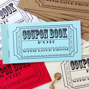 DIY Coupon Book Printable - Etsy