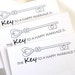 DIY the Key to A Happy Marriage Is... Cards for a Shower or | Etsy