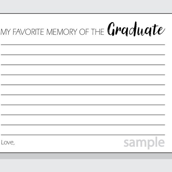 Graduation Memory - Etsy