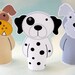 Dog Finger Puppets Diy Printable Dog Breed Puppets Dalmatian Yorkie ...