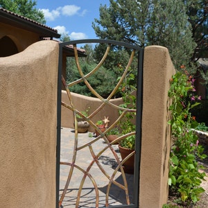 Custom Design Gate Copper and Steel Entryway Gate Metal - Etsy